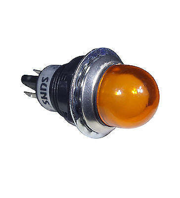 SUNS IL5E-24E-A-Q LED 3/4" Amber Indicator Pilot Light 24V Square D ...