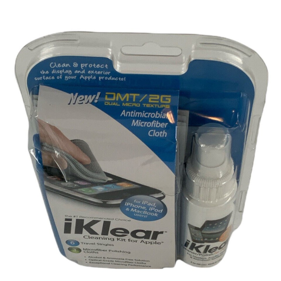 iKlear Screen Polish Cleaning Travel Kit for Apple Devices HDTVs Plasma ...