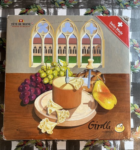 Girolle Cheese/Chocolate Shaver Machine a Racler la Tete de Moine Vtg ...