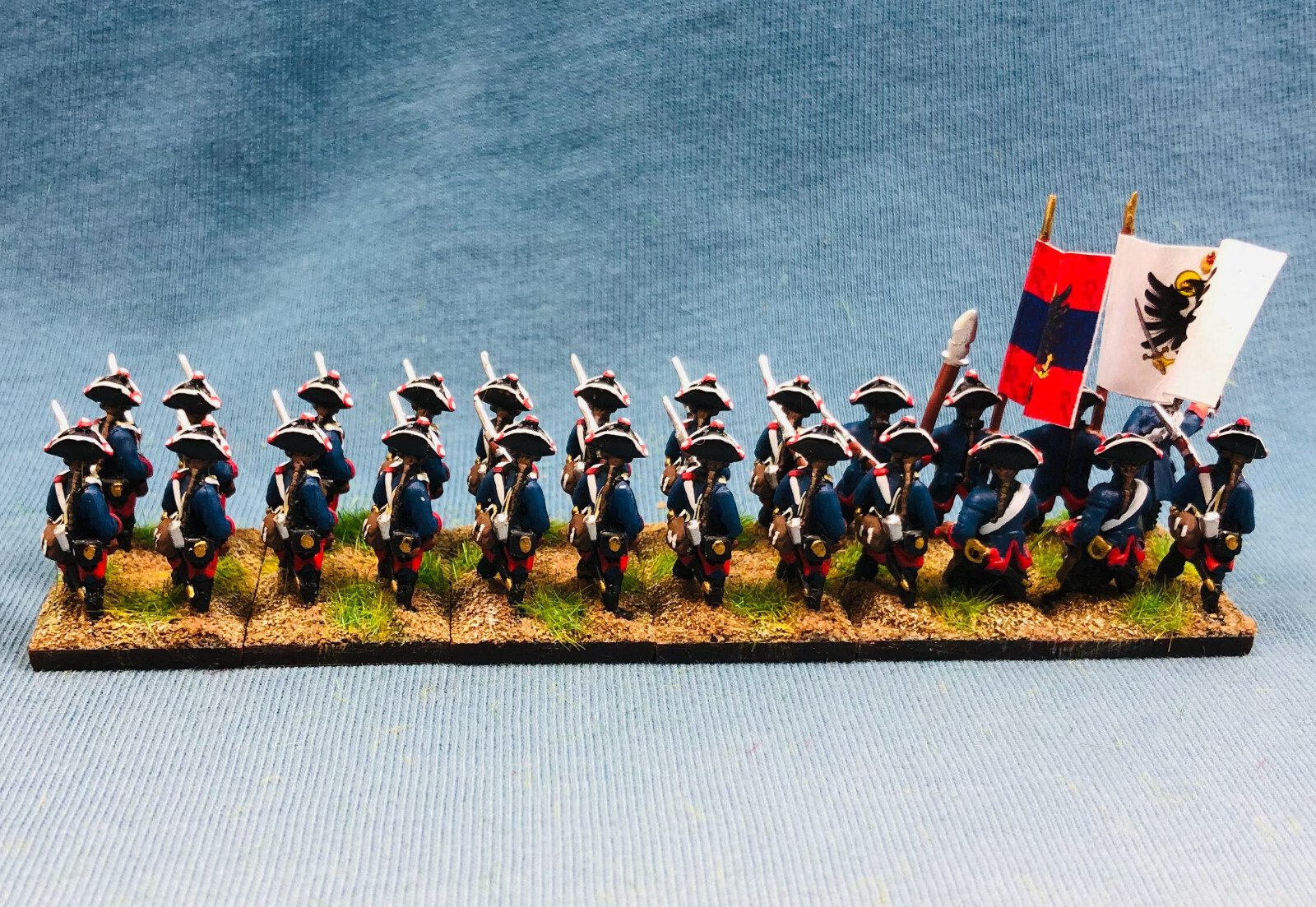 15mm Seven Years War WGS painted Reichsarmee Ferntheil Infantry REA1 | eBay
