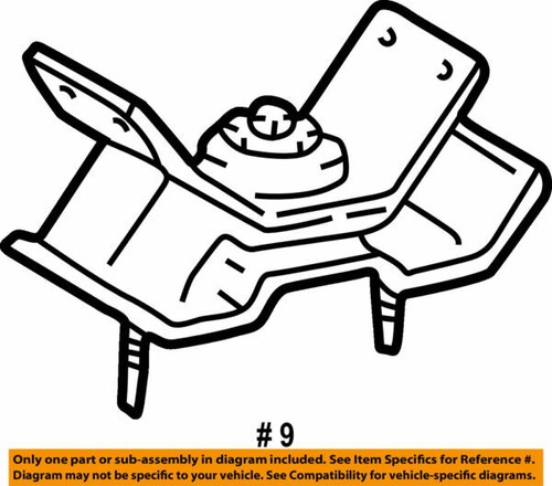 12372-20030 Toyota Insulator, engine mounting, lh(for transverse engine ...
