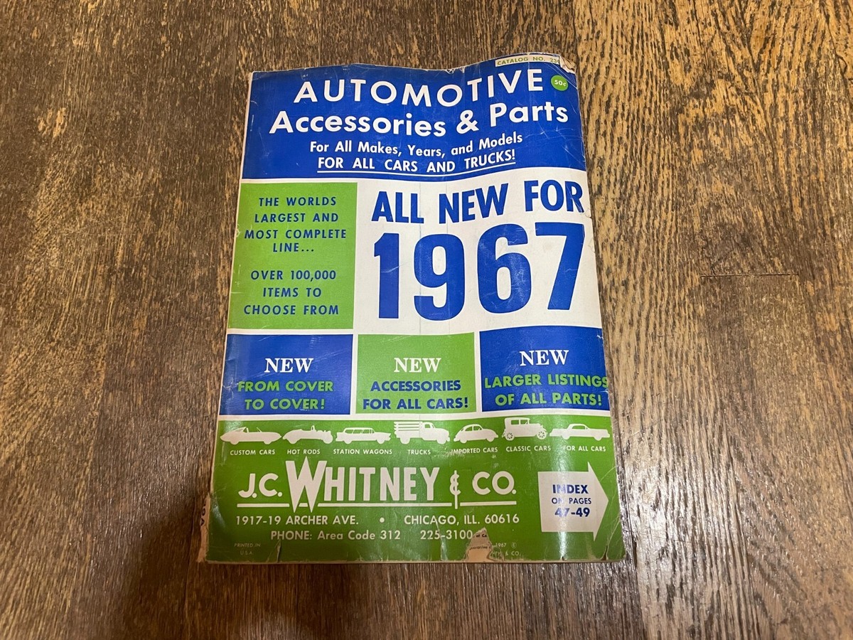 Jc Whitney Logo VTG | 1988 J.C. Whitney & CO Auto Parts & Accessories