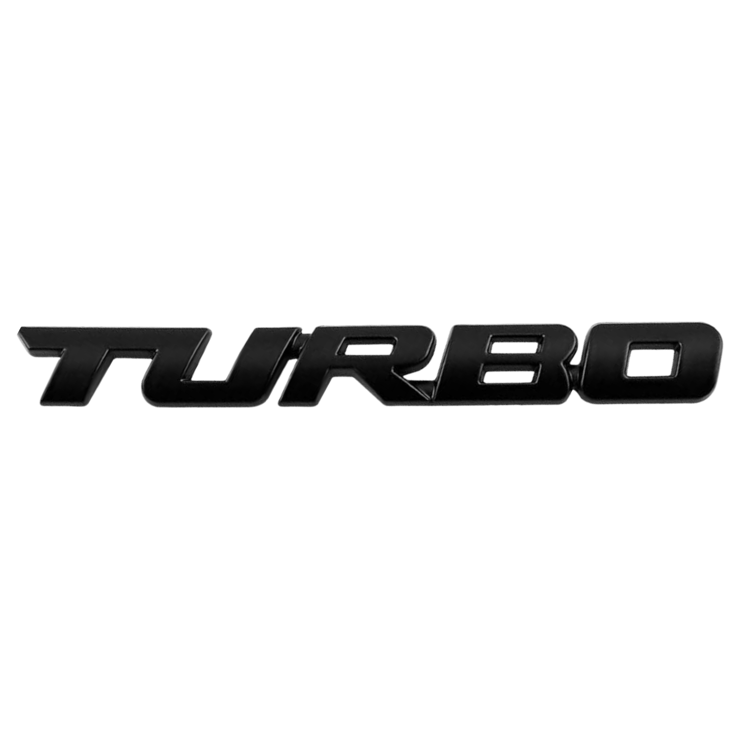Turbo Black Car Truck SUV 3D Metal Badge Emblem Trunk Fender Hood Boost ...