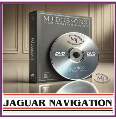 Map Jaguar XF.XK,XKR Sat Nav DISC DVD UK & Europe Latest Map Update ...