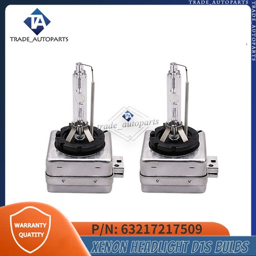 Set(2) HID Xenon Headlights D1S Bulbs 85V 6000K For BMW 63217217509# | eBay