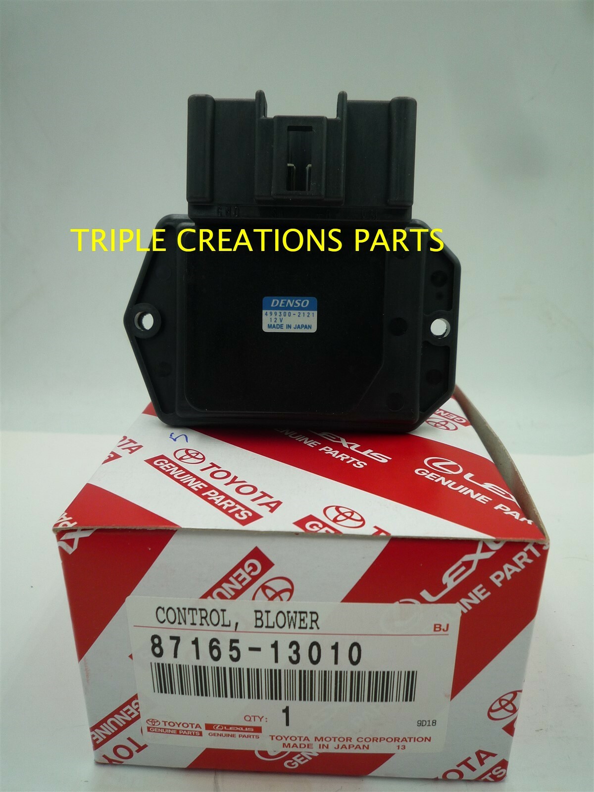 GENUINE Toyota 87165-13010 CONTROL, BLOWER MOTOR 8716513010 OEM | eBay