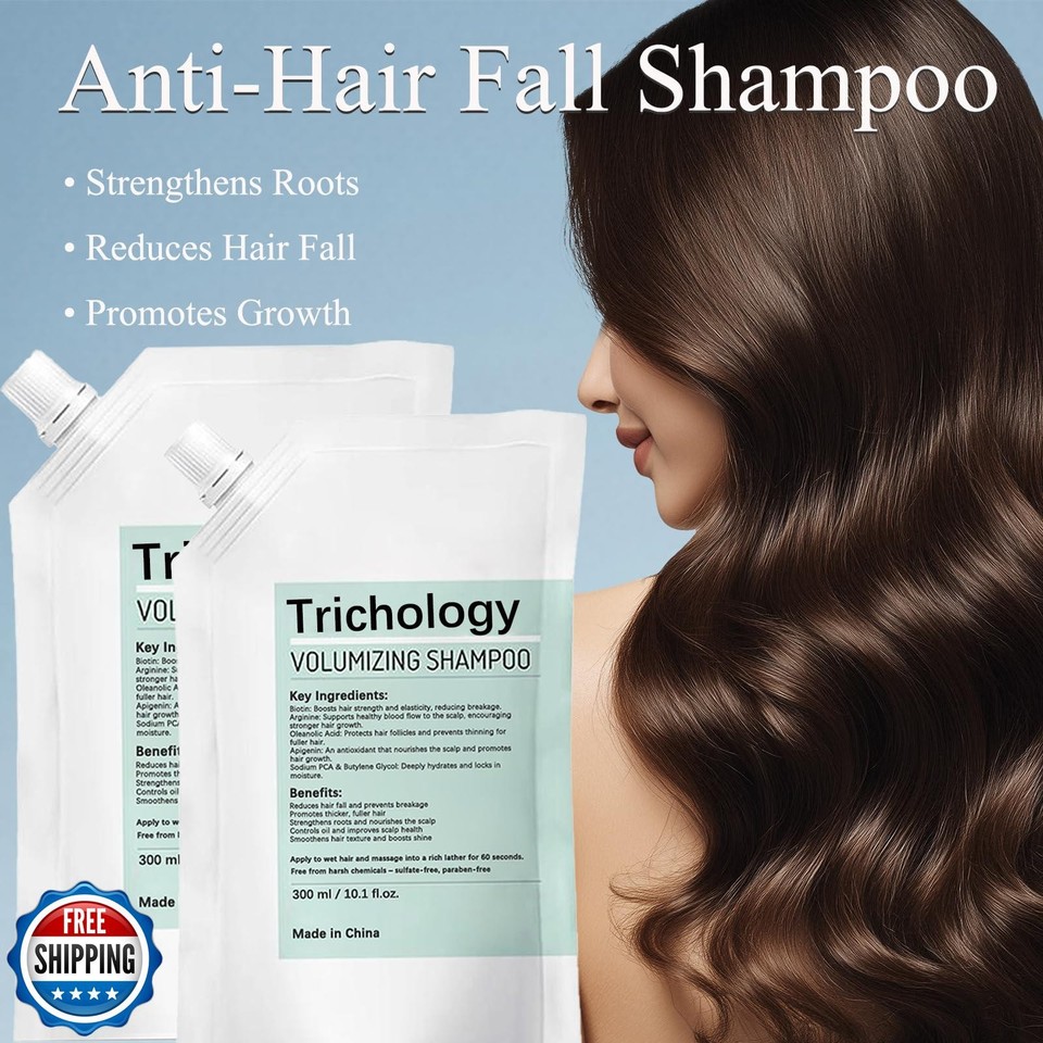 Trichology Shampoo | Anti-Hair Fall and Less Shedding and Volumizing ...