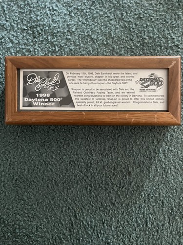 Snap-on Dale Earnhardt Commemorative Wrench 1998 Daytona 500 Winner | eBay