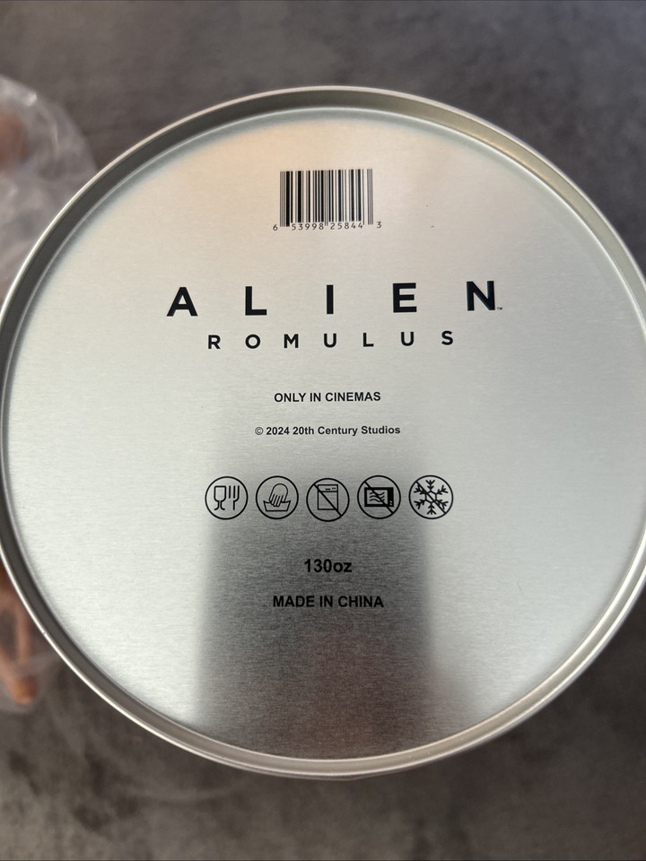 Alien Romulus Popcorn Bucket Facehugger Exclusive Movie Merchandise ...