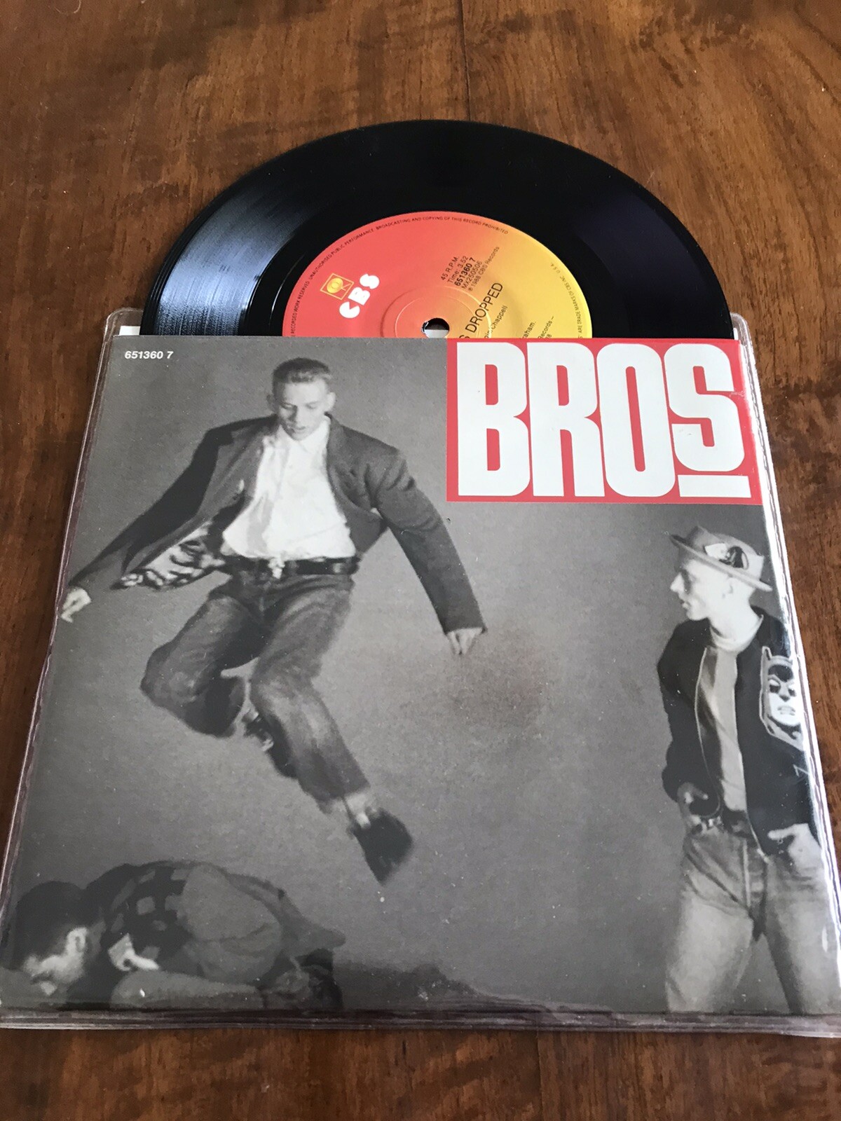 Bros - drop the boy - 45 single pic sleeve | eBay Australia