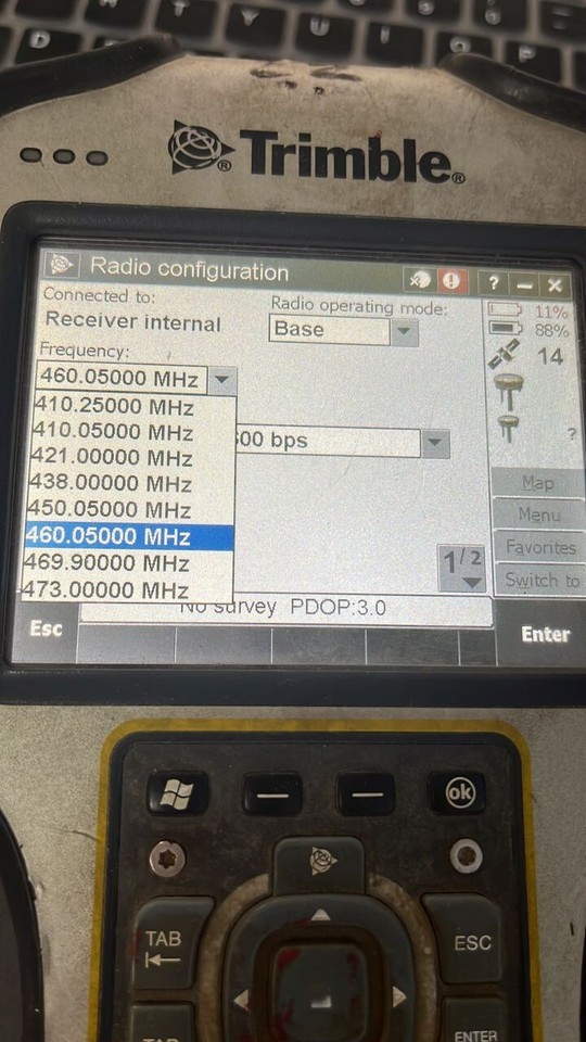 Trimble R8s GNSS receiver Full Base/Rover Precision RTK radio UHF 410 ...