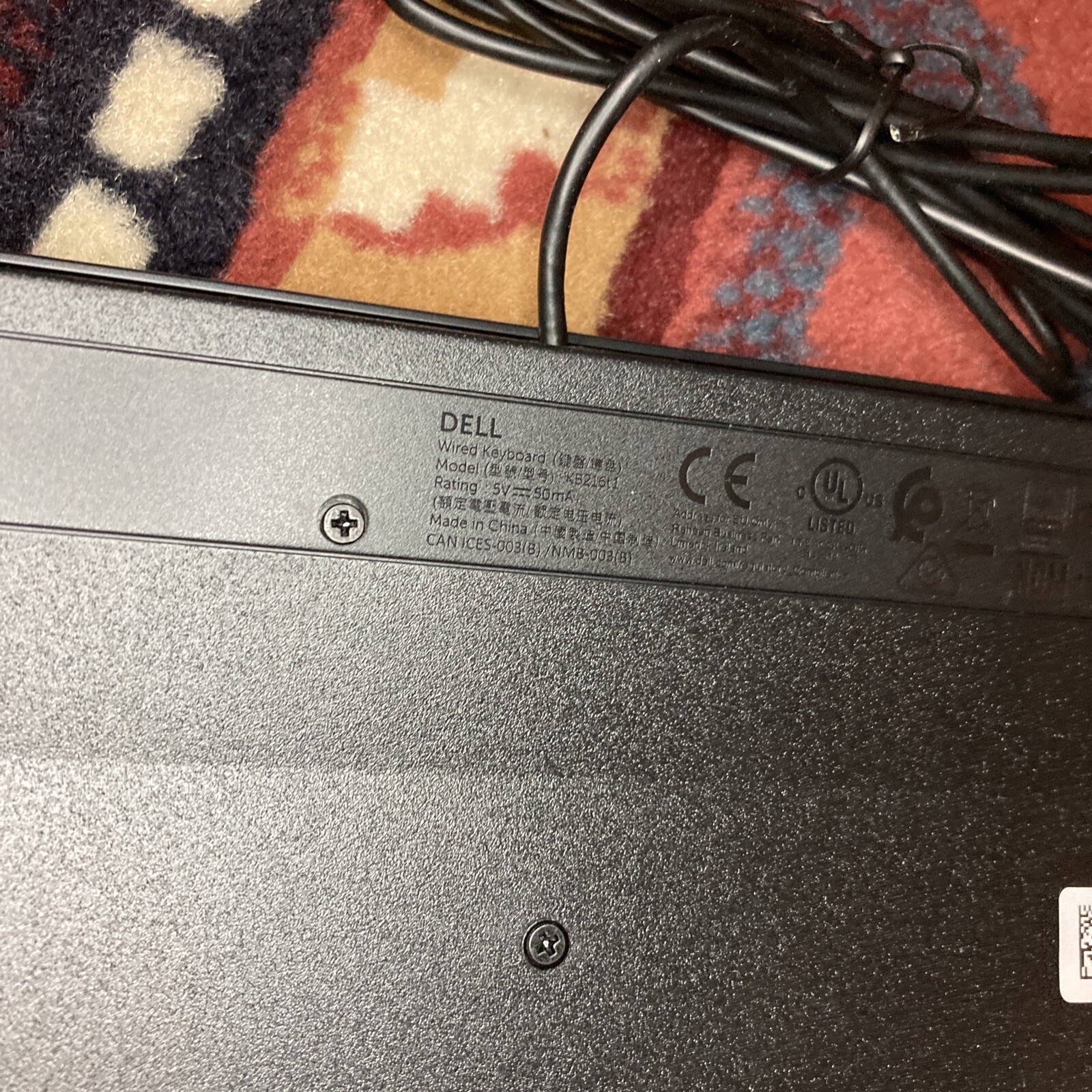 Black Dell USB Keyboard, Model: KB216t1 | eBay