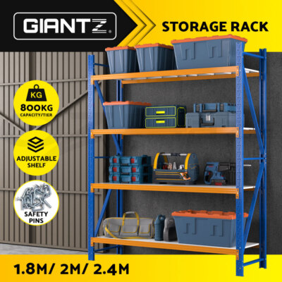 Giantz Garage Shelving 2M 2.4M Warehouse Rack Pallet Racking Storage ...