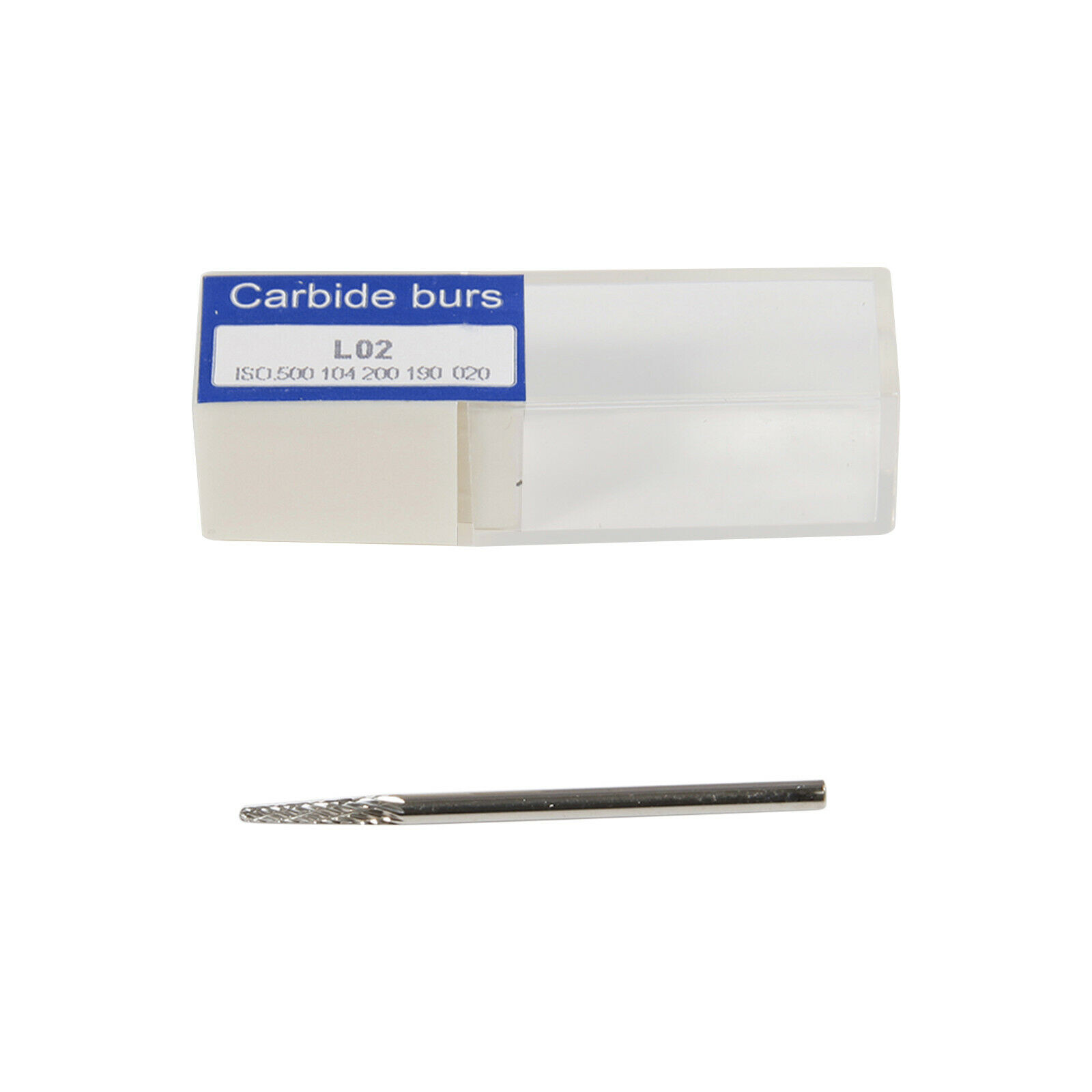 Dental Lab Polishing Bur Drills Tungsten Steel Carbide HP2.35MM Burs 10 ...