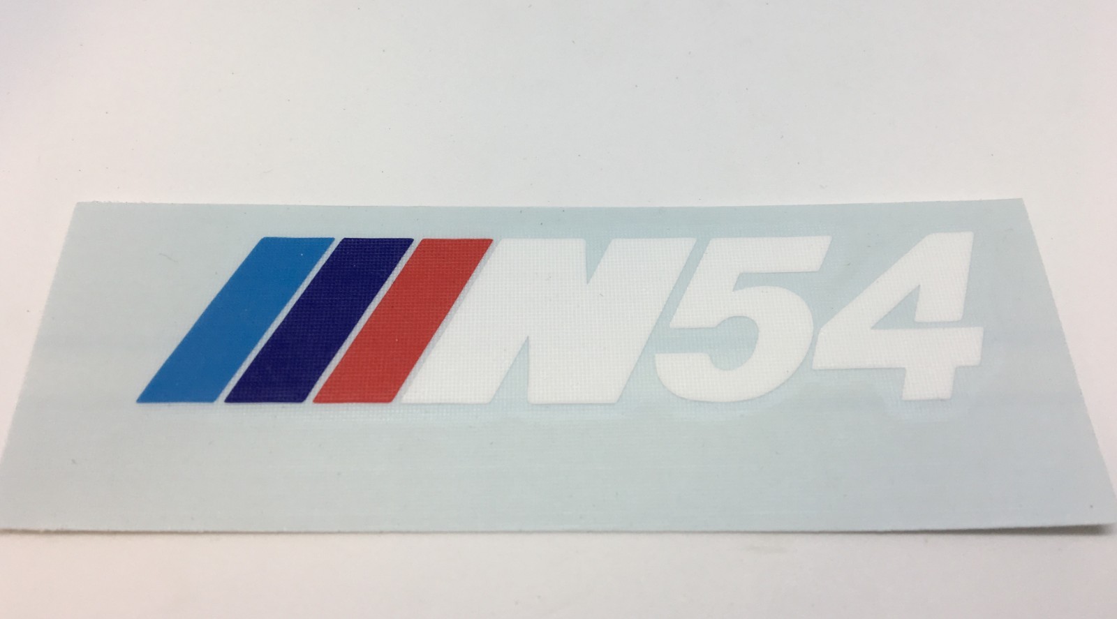 N54 Vinyl Window Sticker N54 Decal N54 Sticker TRI Color (White ...