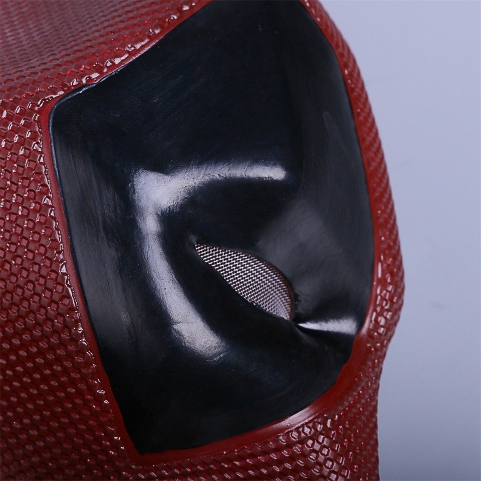 Deadpool 2 Mask X-Men Halloween Full Face Latex Helmet Cosplay Party ...