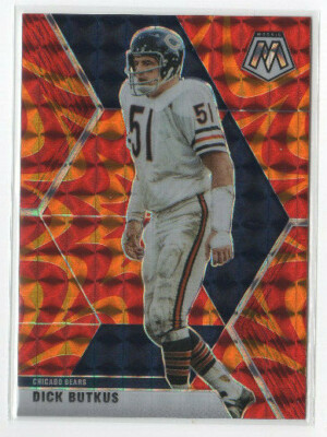 2020 Mosaic Dick Butkus REACTIVE ORANGE MOSAIC #42 BEARS | eBay