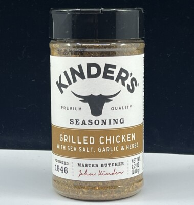 Kinder's Grilled Chicken Garlic Herbs Sea Salt Seasoning Gluten Free ...