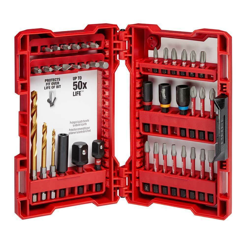 Milwaukee SHOCKWAVE 40 Piece Drill and Drive Set (48-32-4006) for sale ...