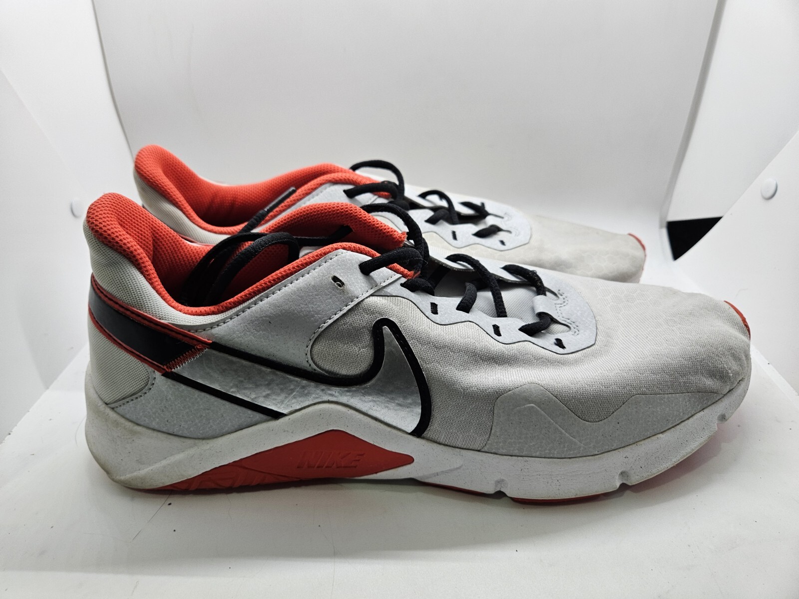 Nike Legend Essential 2 White Athletic Workout Shoes Sneakers CQ9356 ...