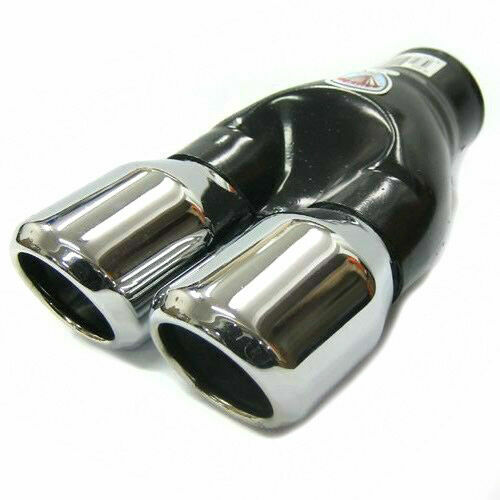 Twin Exhaust Tip End Pipe Muffler Chrome For Audi Q3 Q5 Q7 80 90 100 ...
