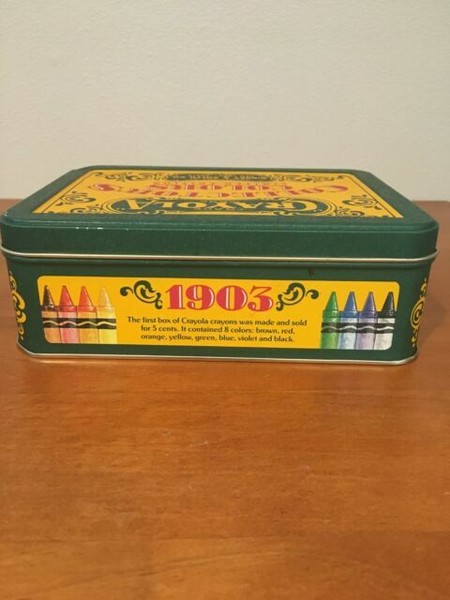 1991 Crayola Collectors Colors Limited Edition Tin 72 Crayons for sale ...