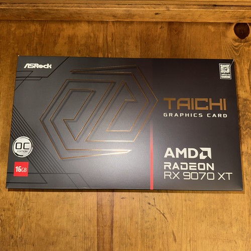 ASRock Taichi Radeon RX 9070 XT 16GB GDDR6 PCI Express 5.0 x16 Graphics ...