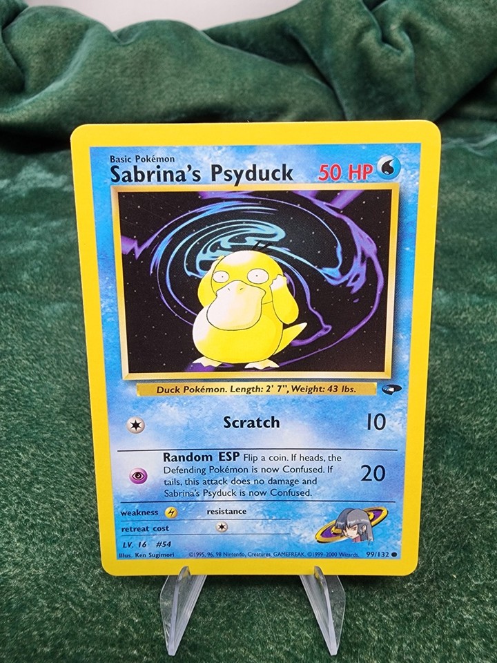 Sabrina's Psyduck - Pokemon Gym Challenge - #99/132- Vintage Pokémon ...
