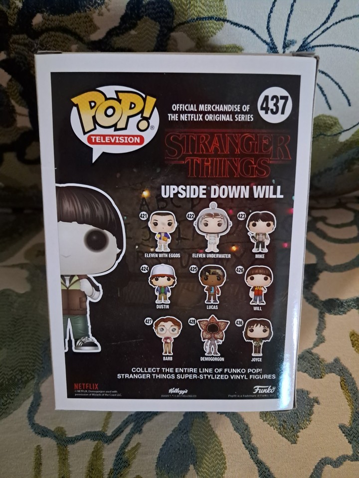 Funko Pop - Upside Down Will Byers Stranger Things #437 Exclusive ...