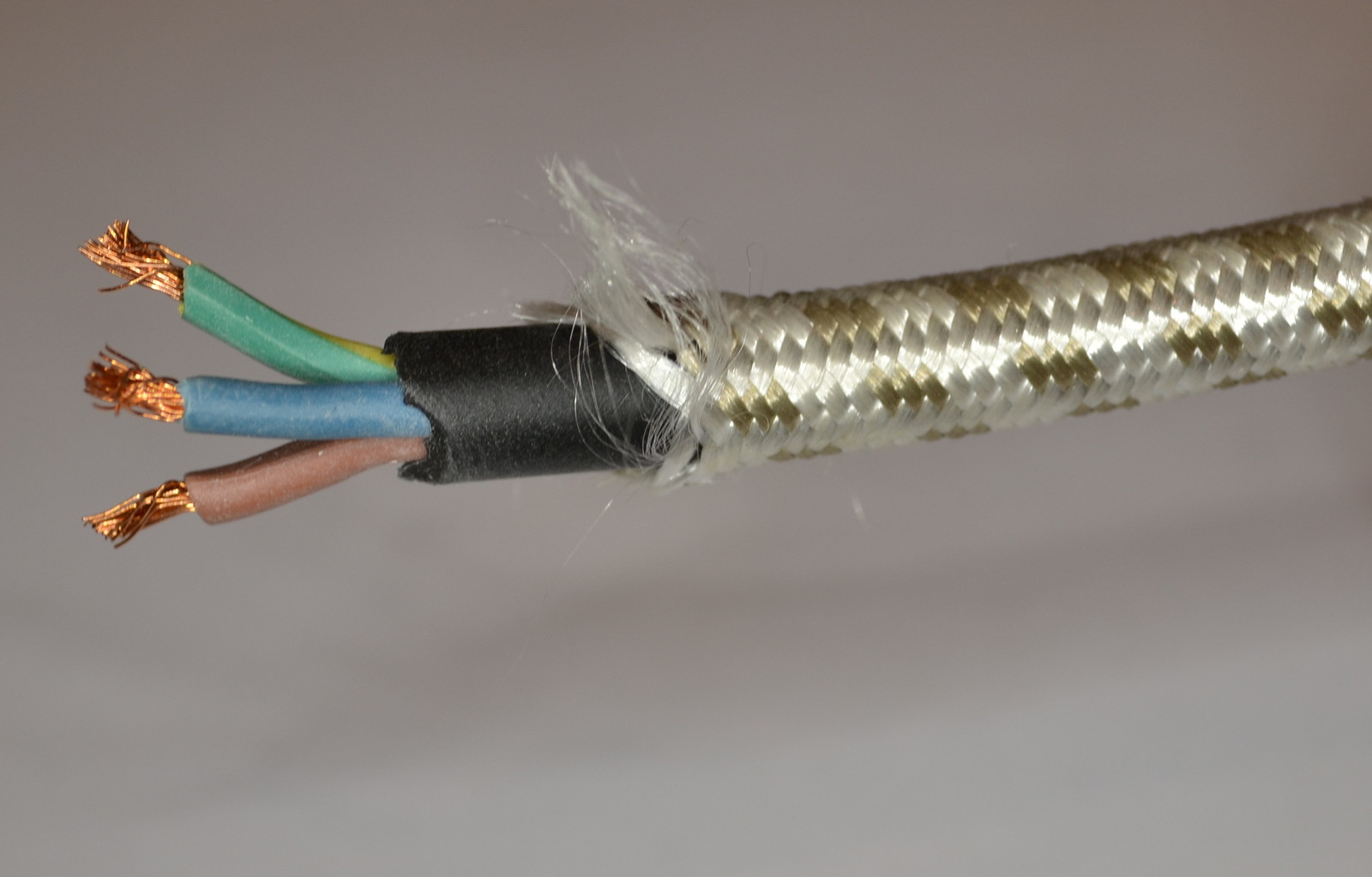 Steam Iron Flex Cable (5 Metres Long) Braided Non Kink Flexible Cord ...