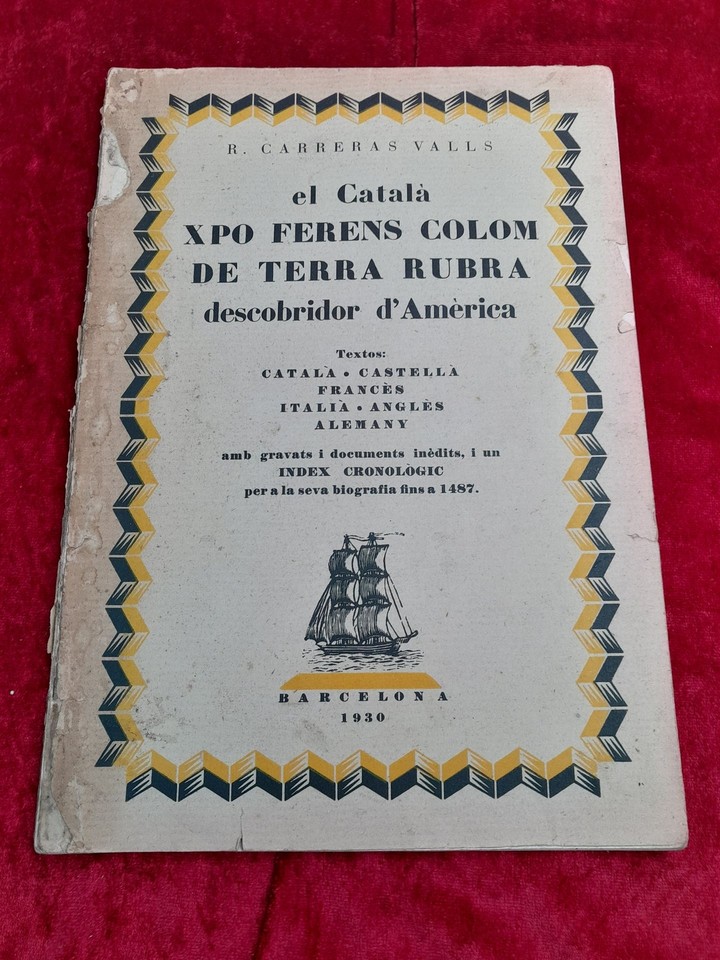 PR-2983. The Catala Xpo Ferens Colom. R. Carreras. Barcelona. 1930 | eBay
