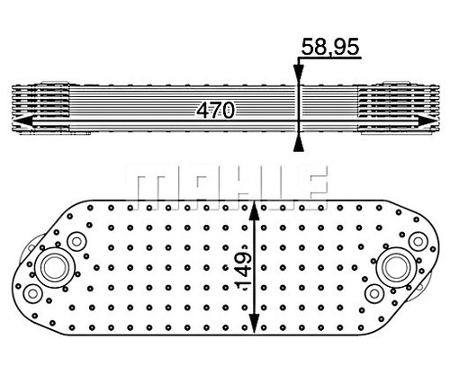 MAHLE Engine Oil Cooler For VOLVO Fh II 420 460 500 540 12- 21370430 | eBay
