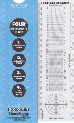 New Linn's Multi-Gauge 4 in 1 Perforation & Cancellation of Stamps ...