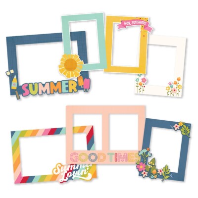 Simple Stories Summer Lovin' Chipboard Frames- | eBay