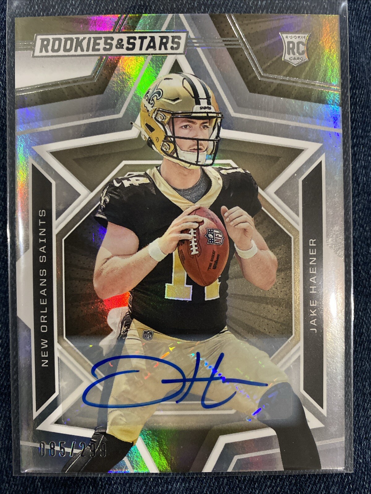 Jake Haener Rookies & Stars #145 Signature RC Rookie Auto New Orleans ...