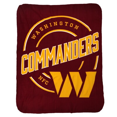 Washington Commanders NFL Northwest 50"x60" Campaign Soft Fleece Throw ...