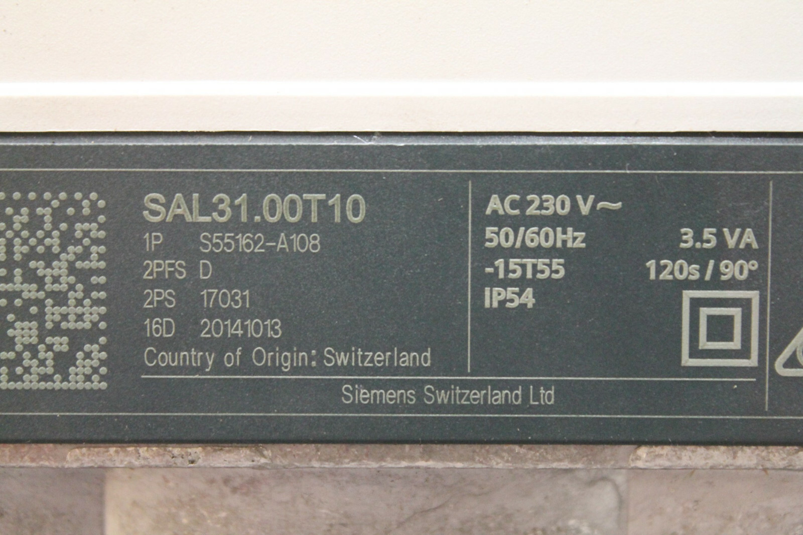 Siemens SAL31.00T10 Valve Actuator NEW | eBay