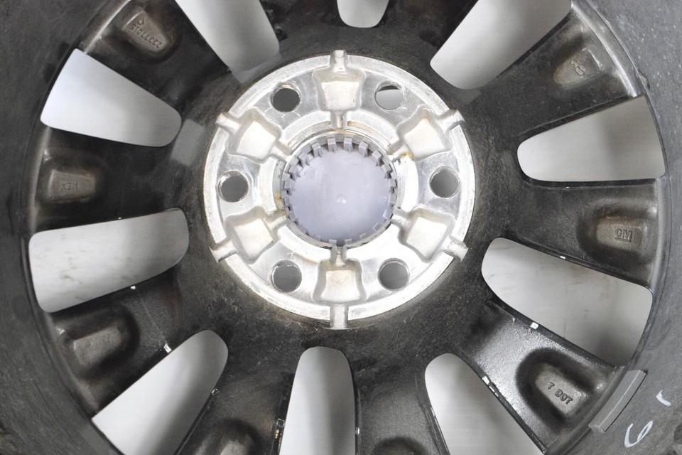 20" Chevy Silverado Tahoe Gunmetal RST OEM wheels rims tire Bridgestone ...