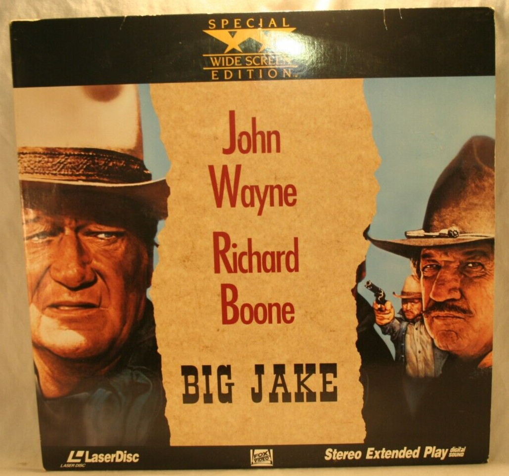 Laserdisc v * Big Jake * John Wayne Richard Boone Maureen O'Hara ...