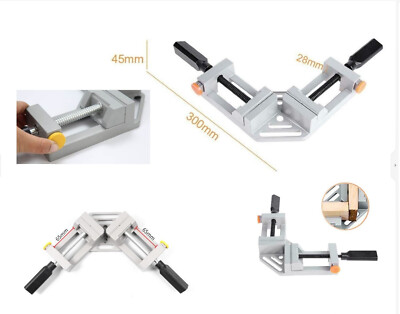 Quick Release DIY Twin Handle 90° Right Angle Corner Clamp Wood Miter ...