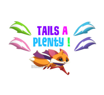 ANIMAL JAM CLASSIC - 4 COLORFUL SKUNK TAILS (READ DESCRIPTION FIRST) | eBay