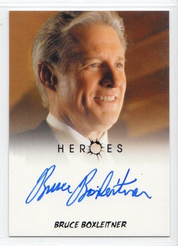 Heroes Archives Autograph card Bruce Boxleitner/Robert Malden auto | eBay