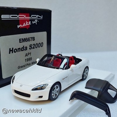 Honda S2000 (AP1) 1999 White MAKE UP MODEL 1/43 #EM667B | eBay