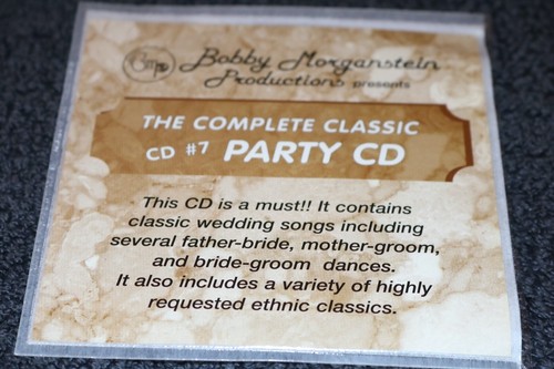 Bobby Morganstein The Complete Classic Party CD 7 VG+ Father Bride ...