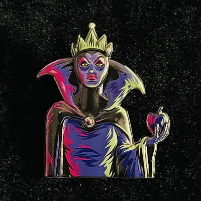 LE Evil Queen Neon Blacklight Villains DEC Mystery D23 Expo Disney Pin ...
