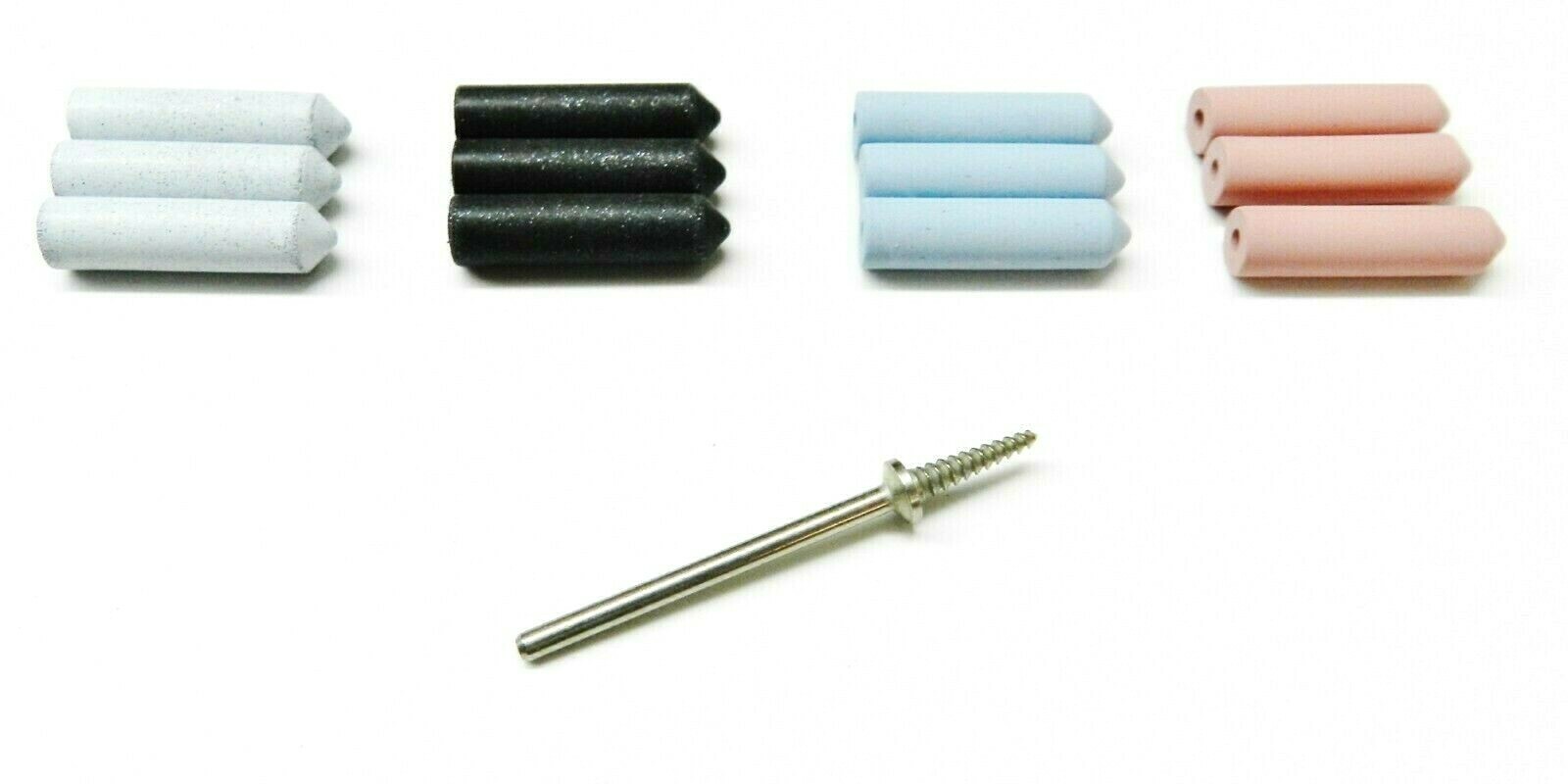 Silicone Rubber Points Assortment 4 Grades and Mandrel Jewelry ...