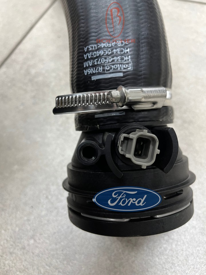 2017-2019 F-250 F350 6.7 Diesel Intercooler to Turbo- Hose w/sensor ...