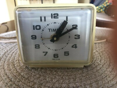 Vintage TIMEX Model Electric Alarm Clock - Made In USA | eBay