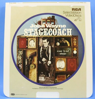 CED VIDEODISC: STAGECOACH John Wayne Claire Trevor Andy Devine John ...