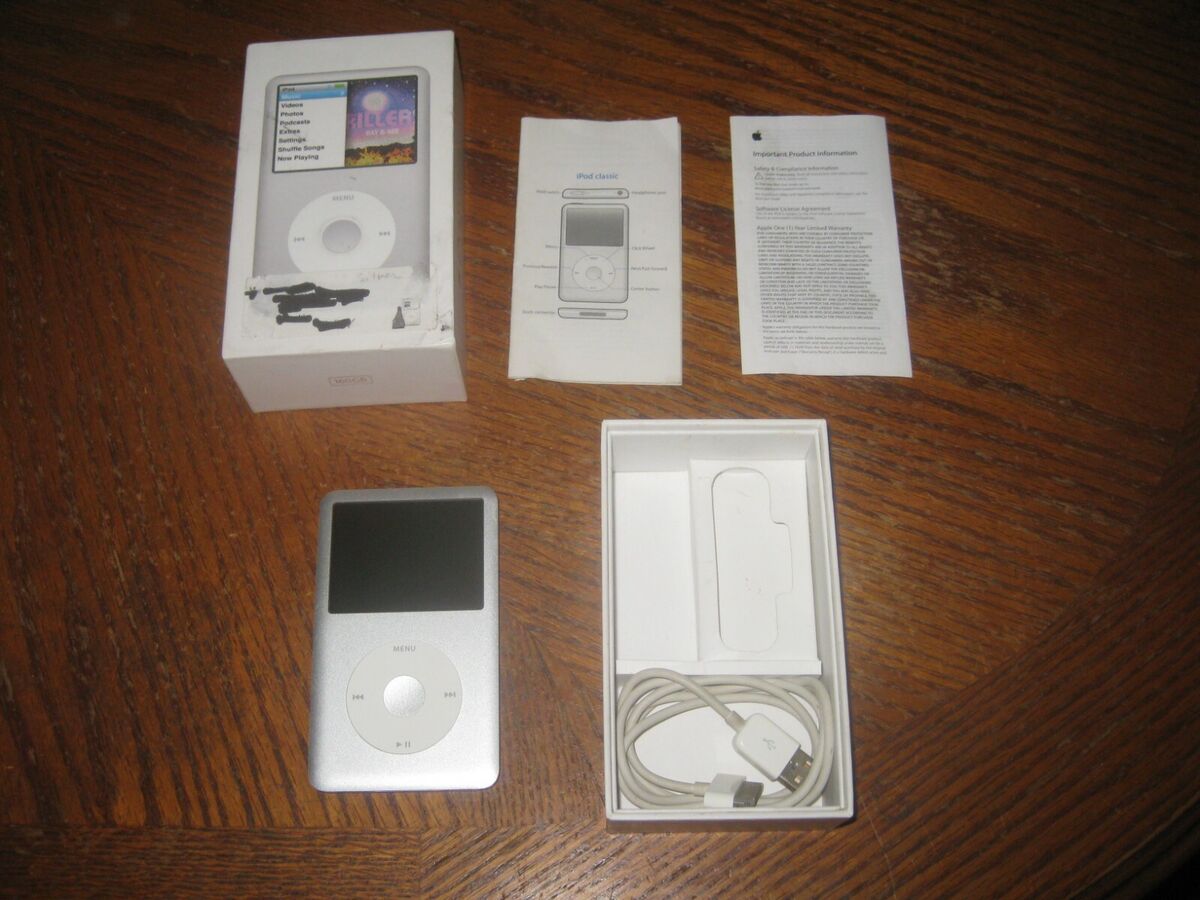 Apple iPod Classic 6th Generation A1238 160GB Silver w/ Box Apple iPod Classic 6th Generation A1238 160GB Silver w/ Box